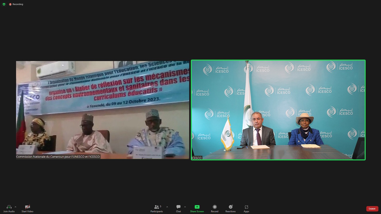 ICESCO holds training session on integrating environmental and health ...
