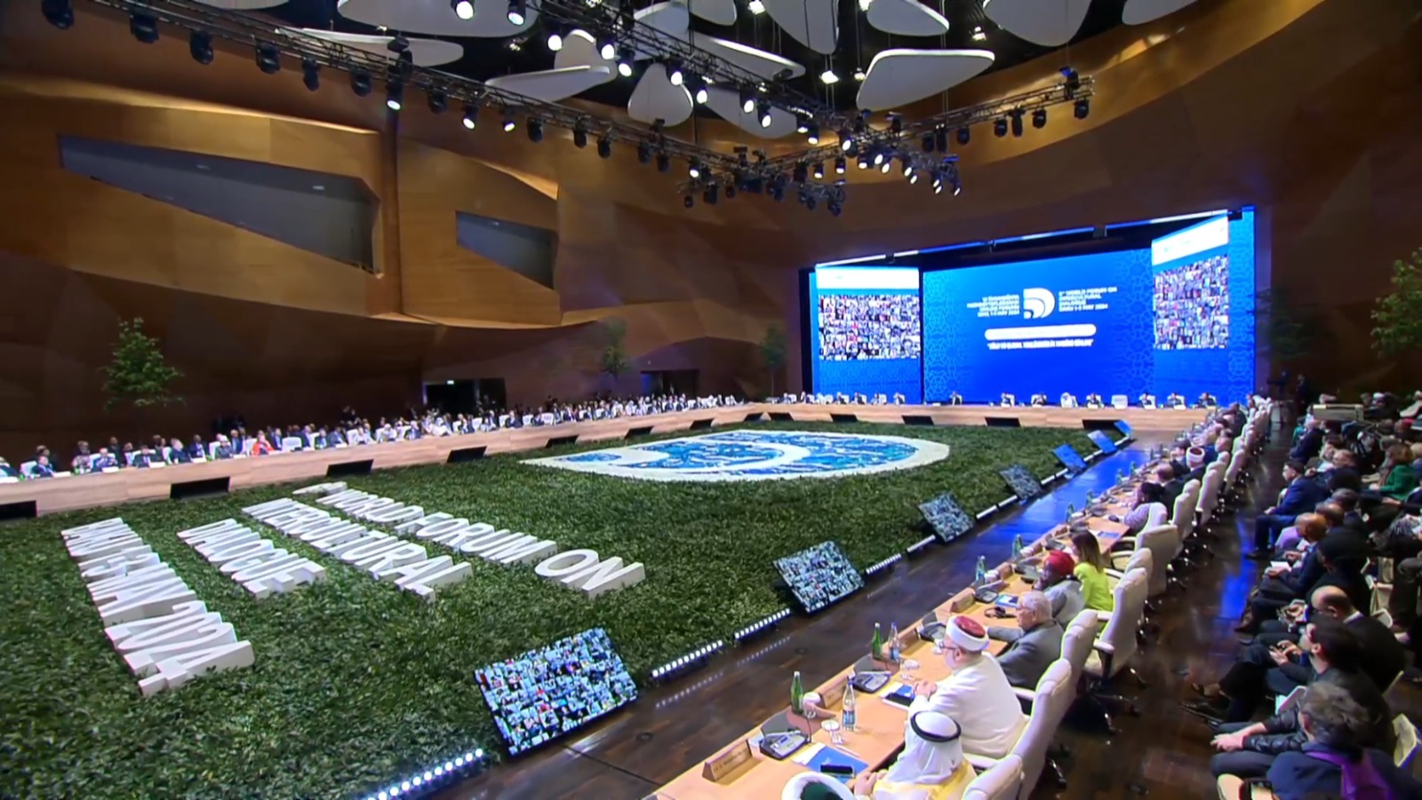 Attended by Azerbaijani President and Co-organized by ICESCO… World Forum on Intercultural ...